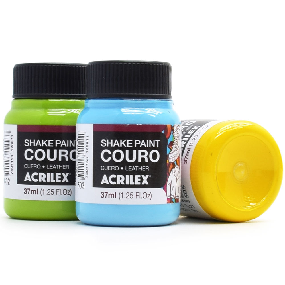 Tinta Shake Paint Couro Acrilex 37ml - Bazar Horizonte