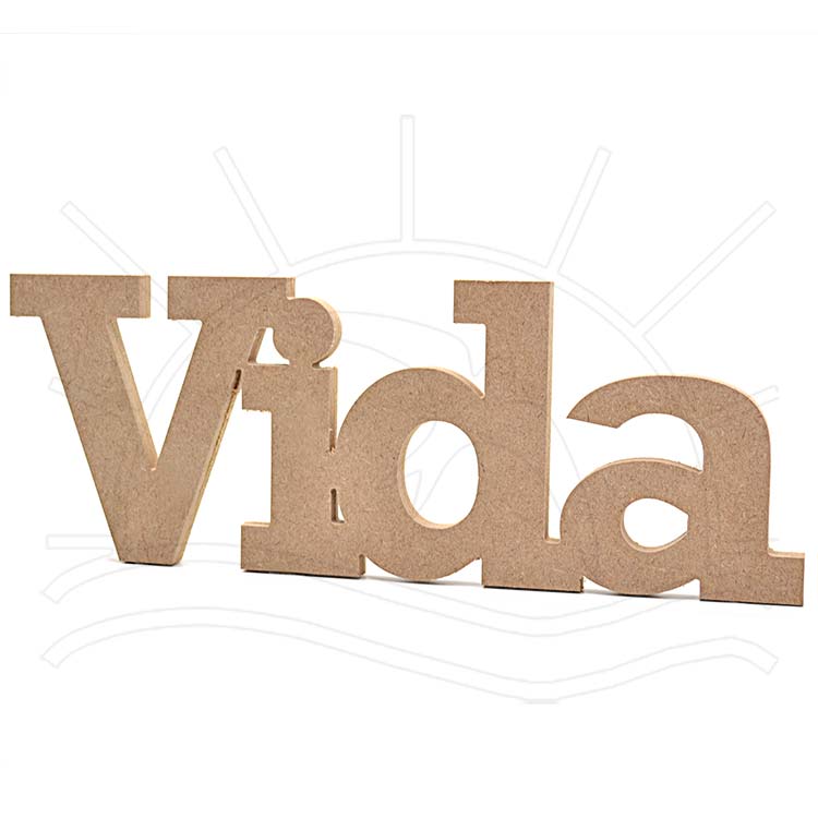 MDF Palavra Vida 41x16x2 | Bazar Horizonte - Bazar Horizonte