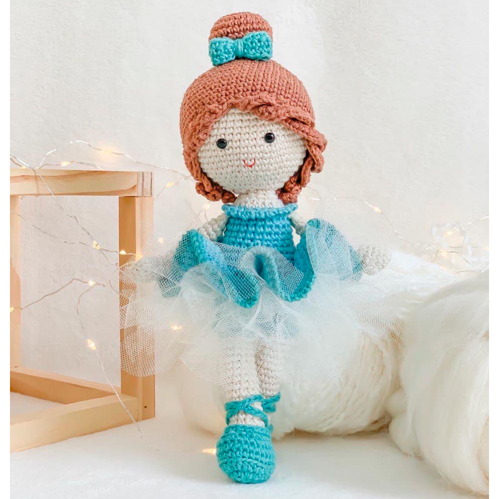 Kit Novelo de Maria - Boneca Bailarina Duda Mini com Fio Bella - Bazar ...