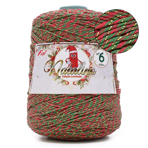 Barbante Natalino Fial em 6 Maravilhosas Cores - Bazar Horizonte