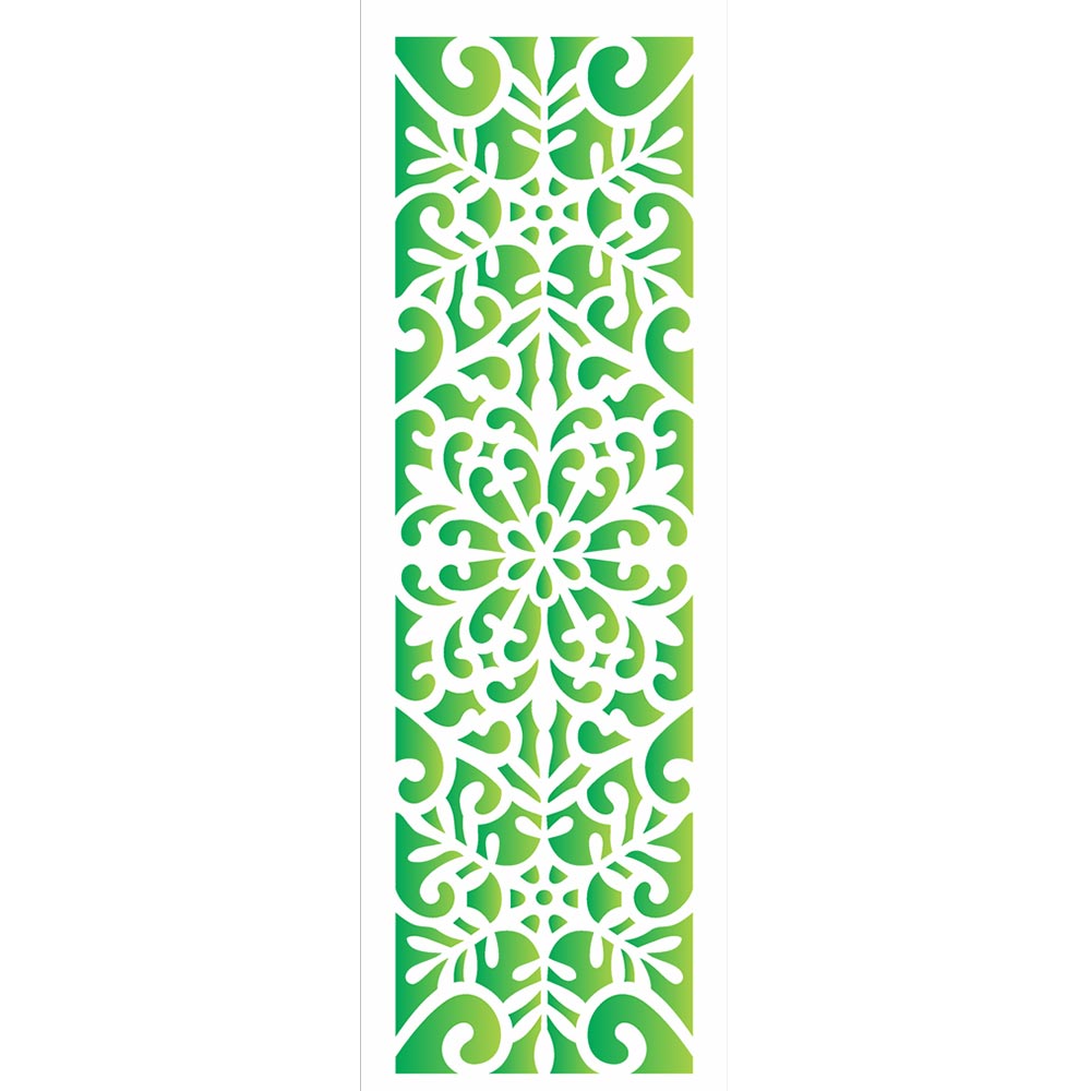 Stencil Opa 10 x 30 cm - Flor - 1995 - Bazar Horizonte