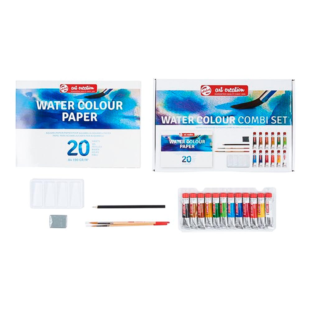 Kit Pintura em Aquarela Water Colour Talens Arte Creation - Bazar Horizonte