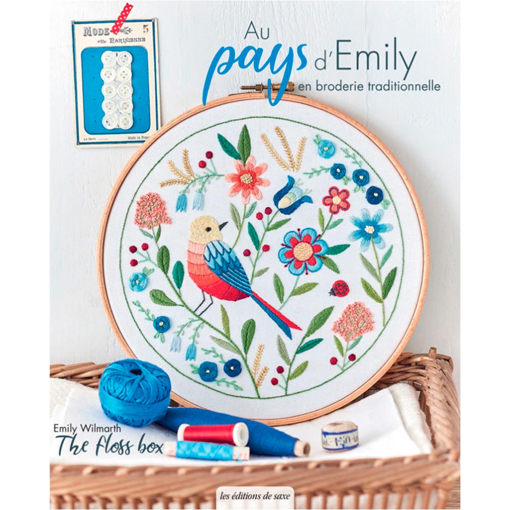 Livro Au Pays d'Emilly En Broderie Traditionnelle (No País de Emily em ...