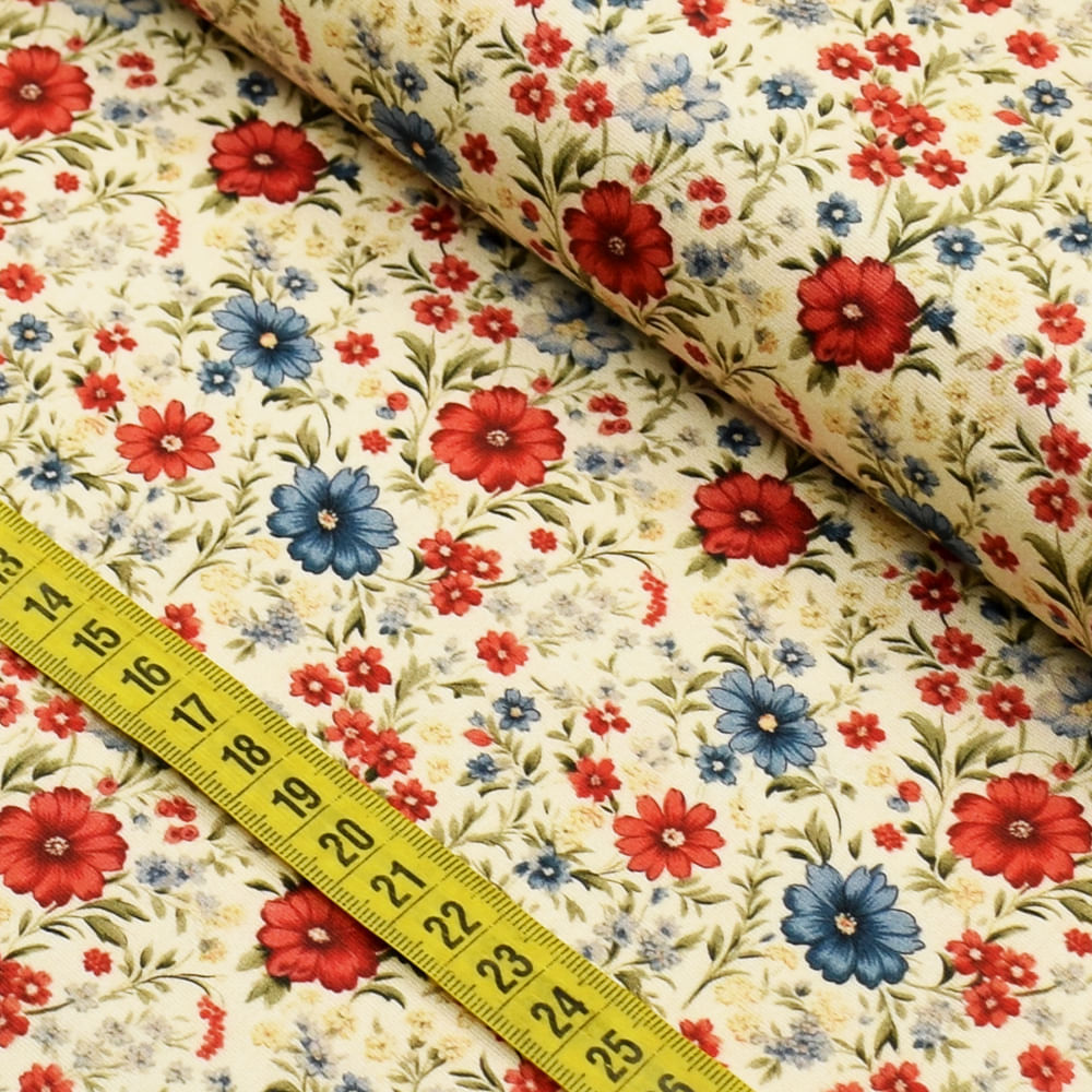 Tecido Estampado Para Patchwork - Liverpool 3 (0,50x1,40) - Bazar Horizonte