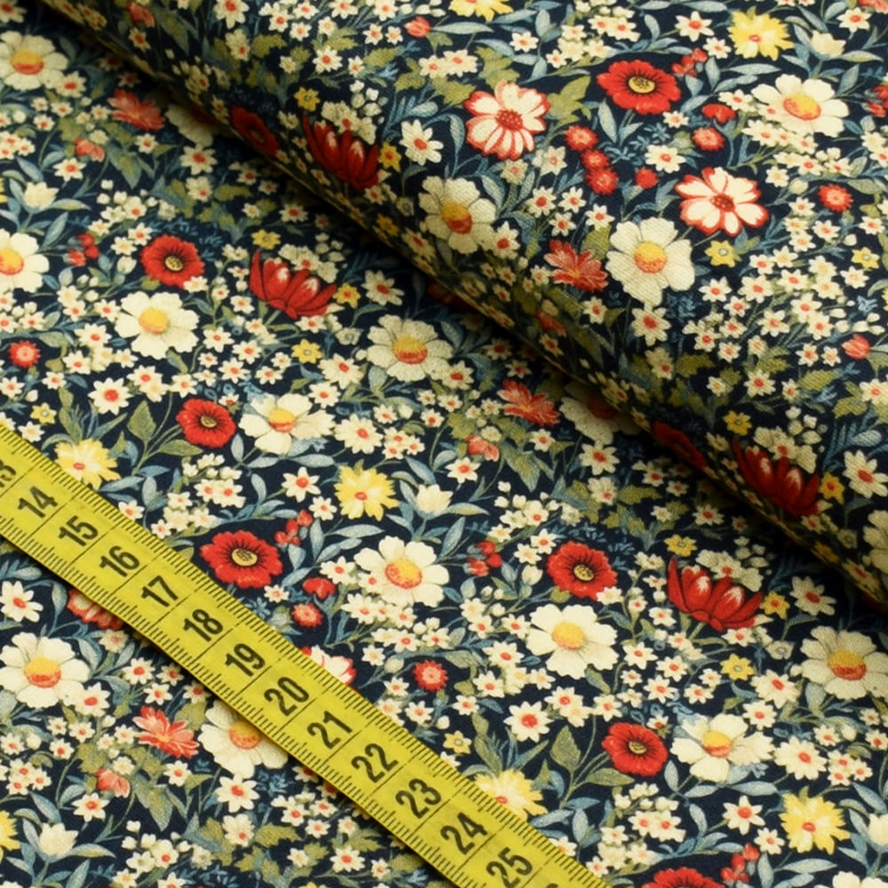 Tecido Estampado Para Patchwork - Liverpool 6 (0,50x1,40) - Bazar Horizonte