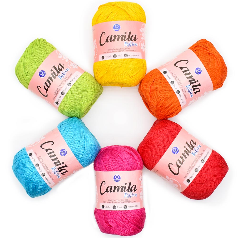 Kit Linha Camila Fashion - 6 Cores - Bazar Horizonte