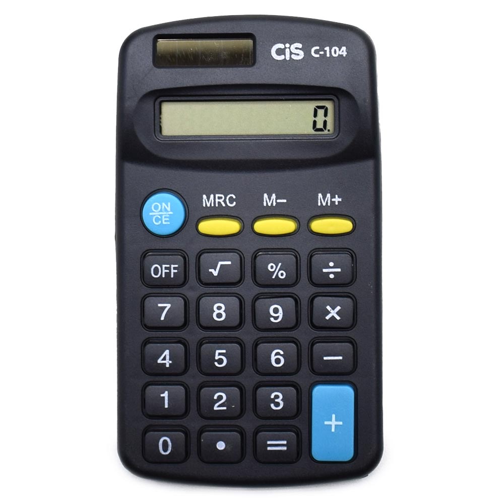 Calculadora de Bolso CiS C-104 - 8 Dígitos - Bazar Horizonte