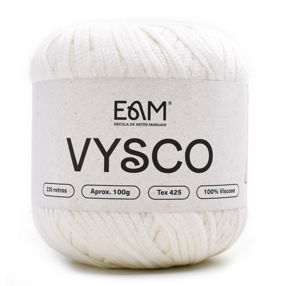 Linha Vysco da Escola de Artes Manuais - Fio 100% Viscose - Bazar Horizonte