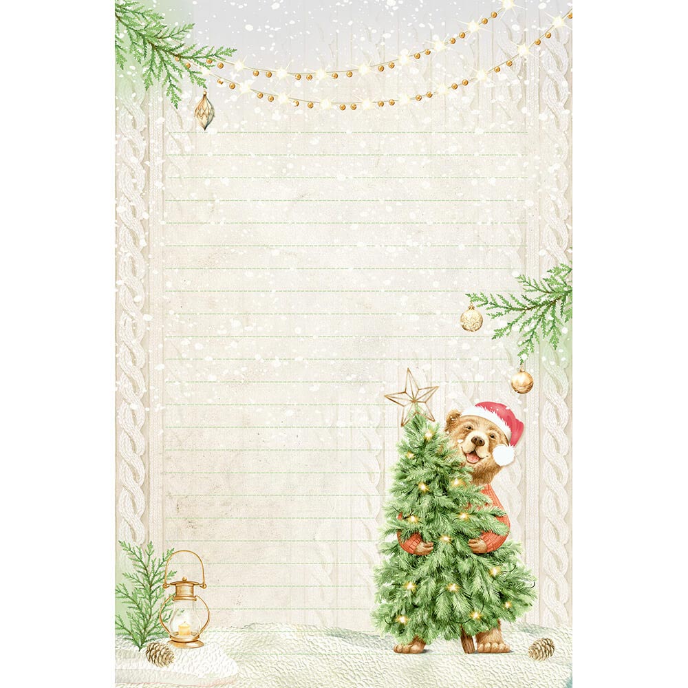 Papel Carta Coleção Ternura de Natal - PECN-021 - Bazar Horizonte